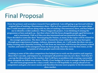 Creative Media BTEC- "Unit 3- Primary Research" | PPT