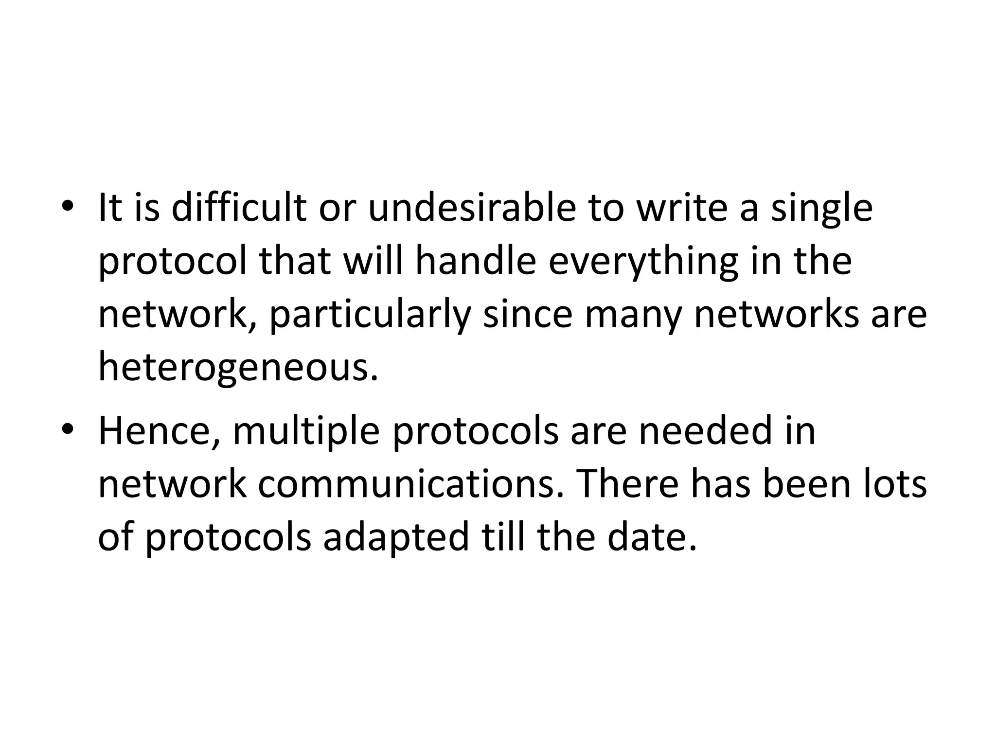Unit 3 - Protocols and Client-Server Applications - IT | PPT