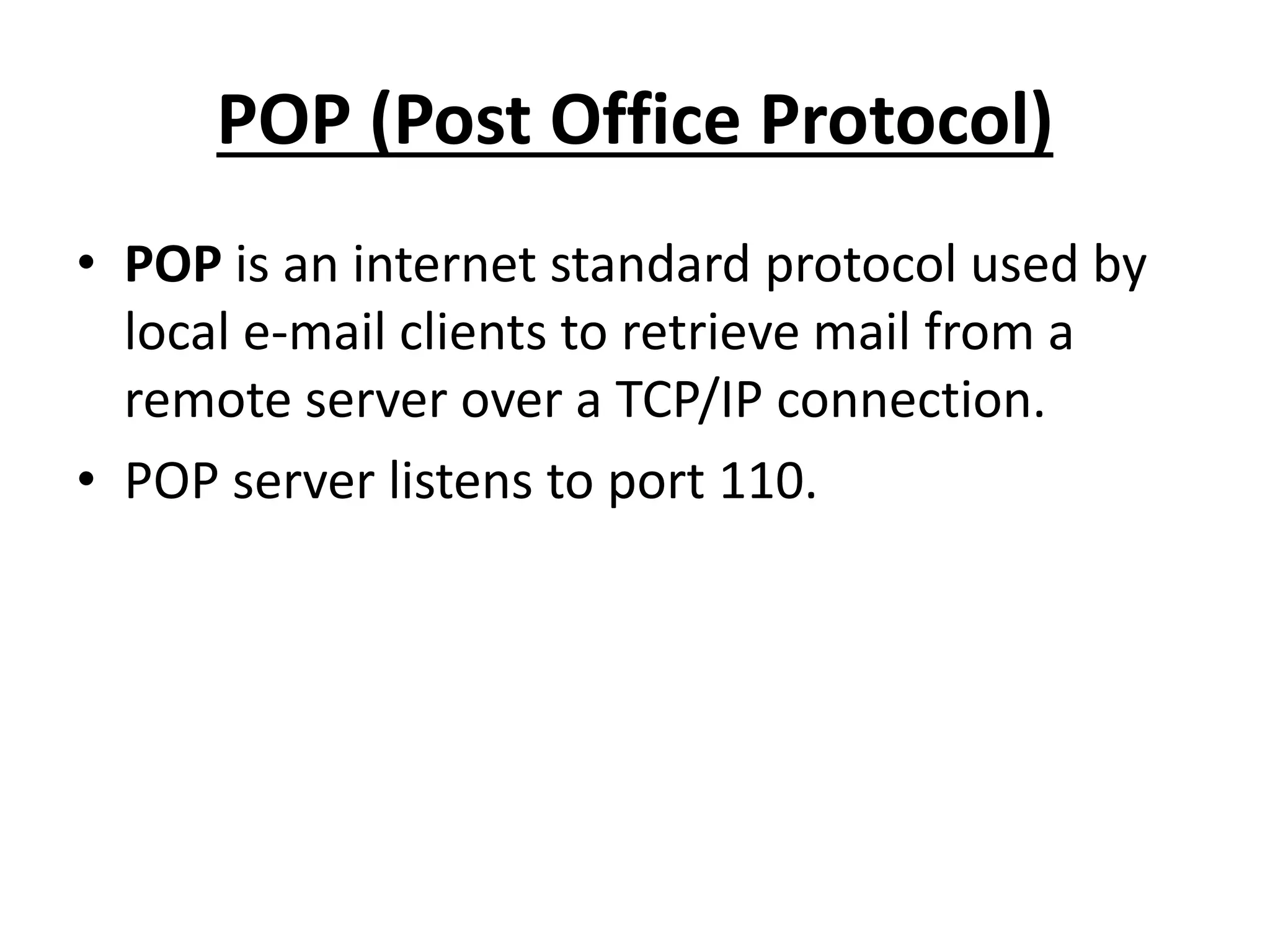 Unit 3 - Protocols and Client-Server Applications - IT | PPT
