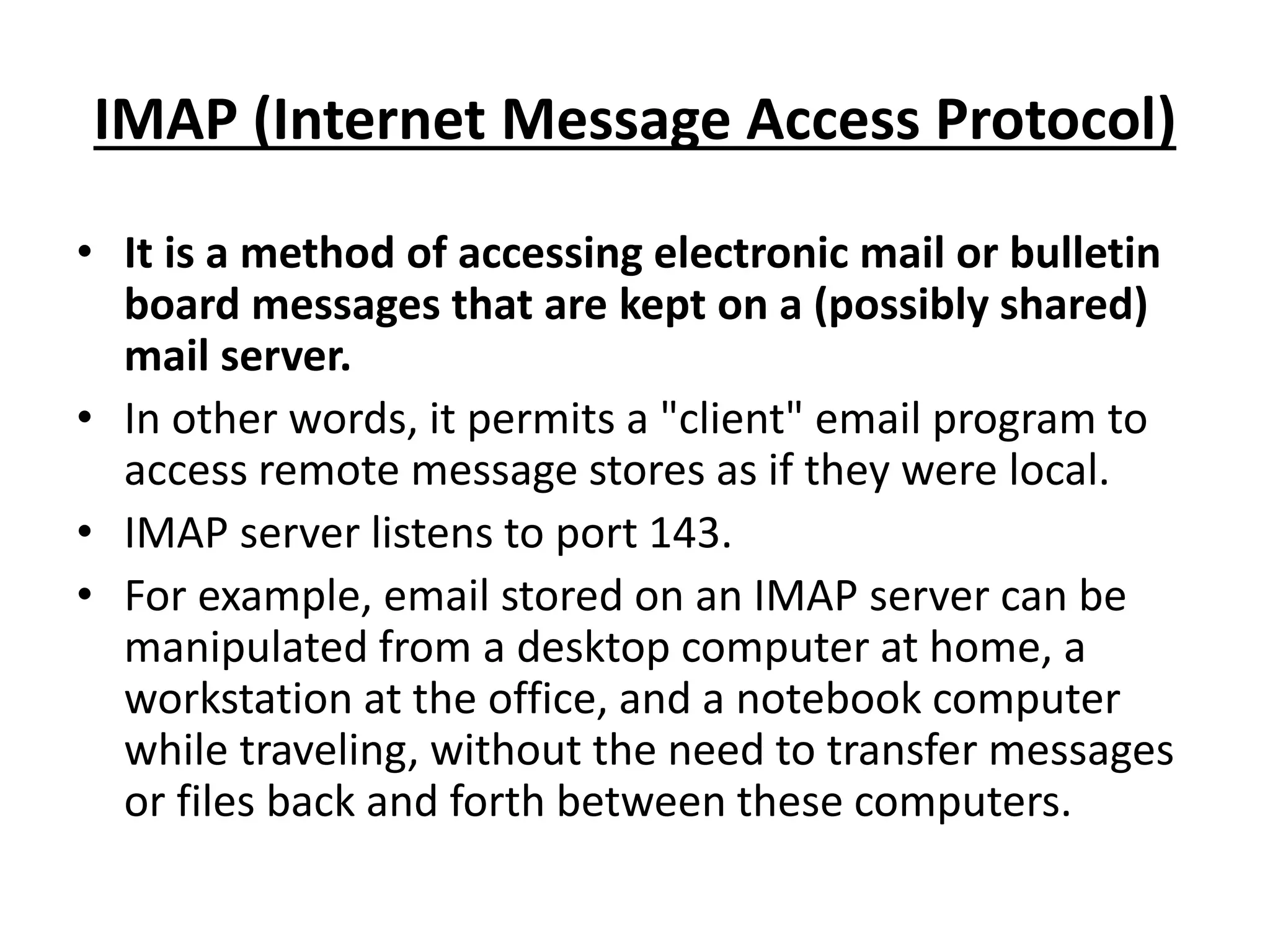 Unit 3 - Protocols and Client-Server Applications - IT | PPT
