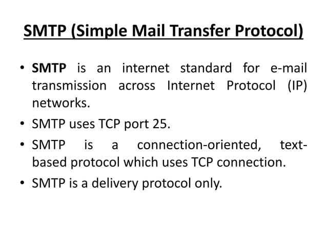 Unit 3 - Protocols and Client-Server Applications - IT | PPT