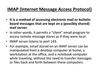 Unit 3 - Protocols and Client-Server Applications - IT | PPT