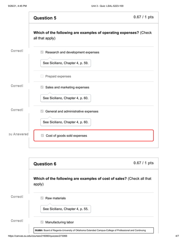 Unit 3 quiz lsal-5223-100 | PDF