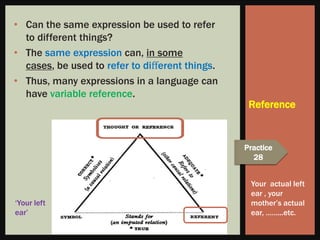 Unit 3 - Reference and Sense | PPTX