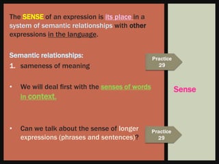 Unit 3 - Reference and Sense | PPTX