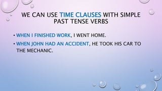 Unit 3 - Simple Past and Past Progressive - spot | PPTX