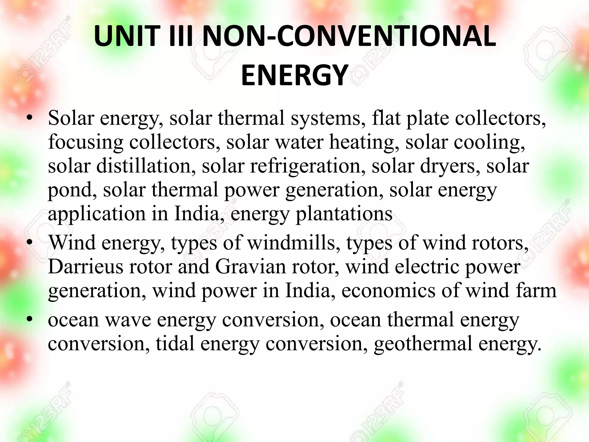solar energy application | PPT