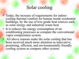 solar energy application | PPT