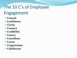 Unit 3 talent management-employee engagement | PPTX