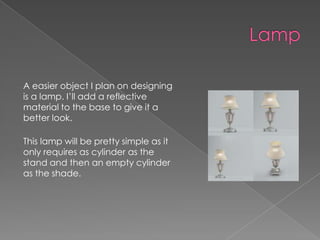 3D Animation Planning | PPT