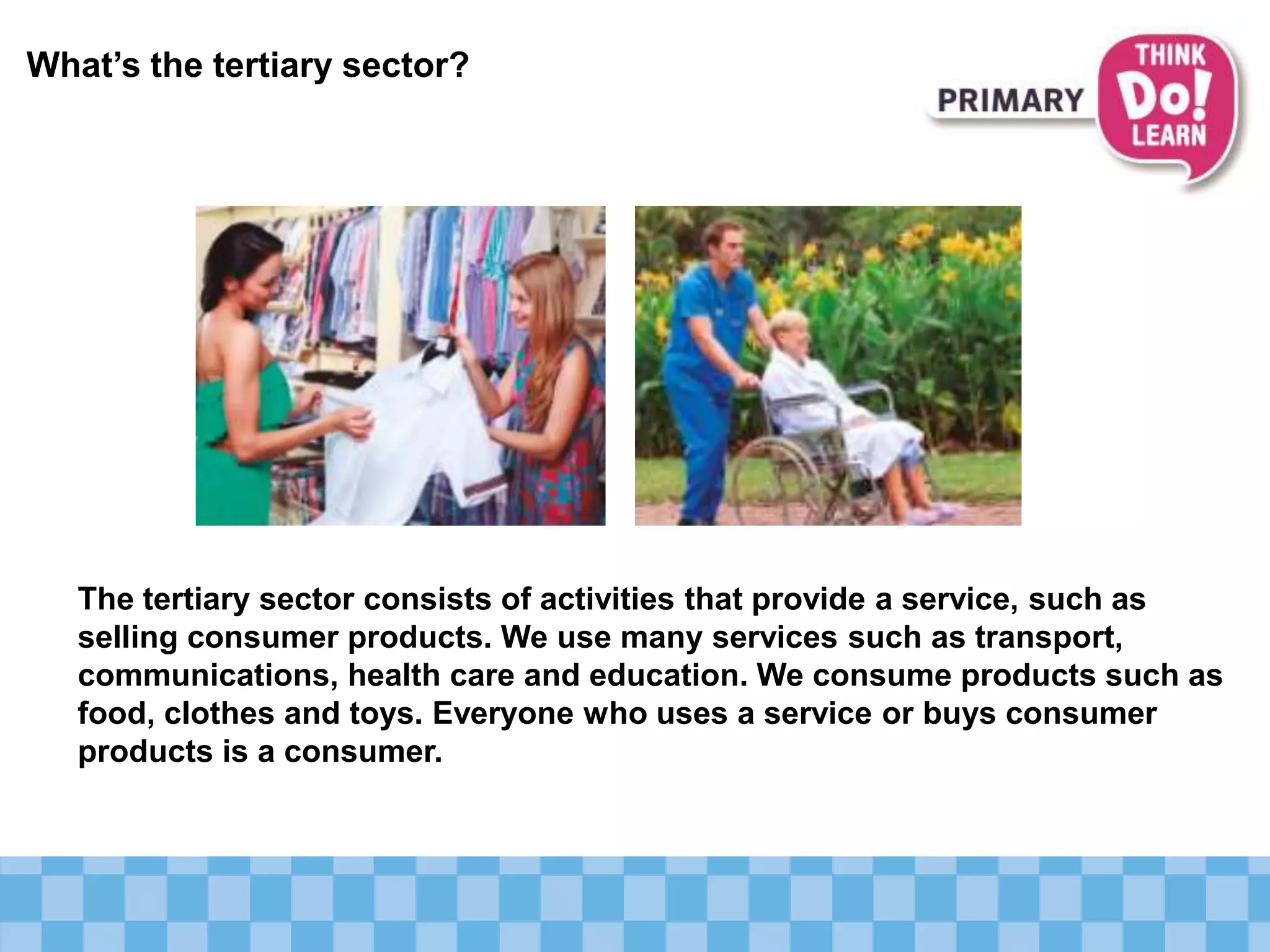 Unit 3 Tertiary sector | PPTX