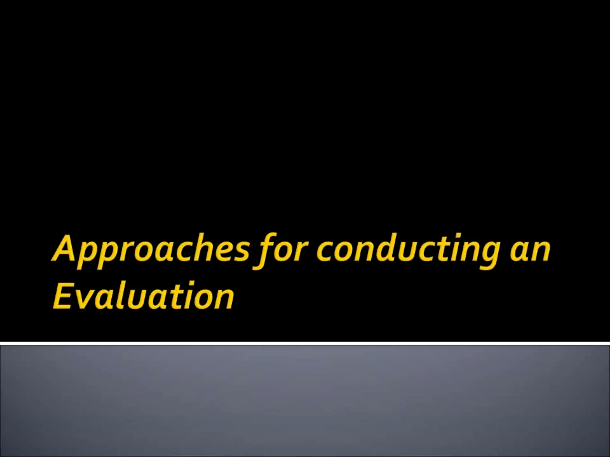Unit 3 Theories And Approaches In Monitoring And Evaluation Ppt