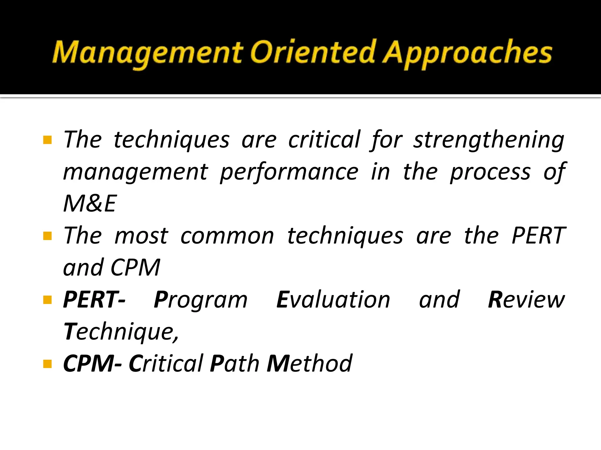 Unit 3 Theories And Approaches In Monitoring And Evaluation Ppt