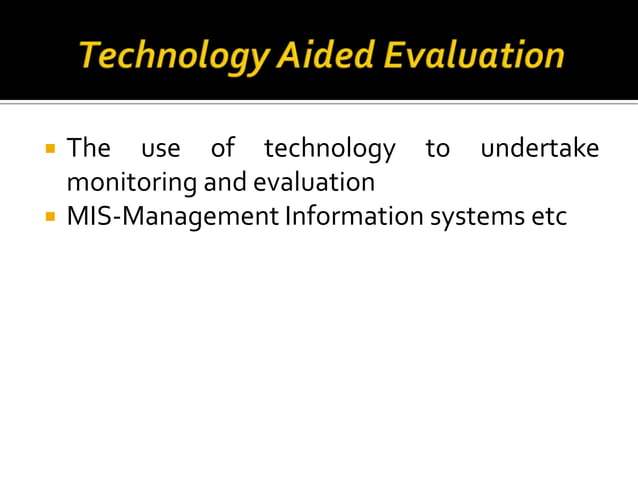 Unit 3 Theories And Approaches In Monitoring And Evaluation Ppt