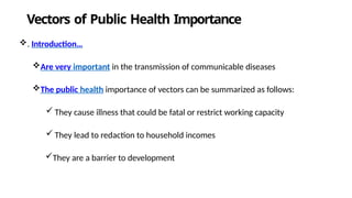 Vectors of public health importance.pptx