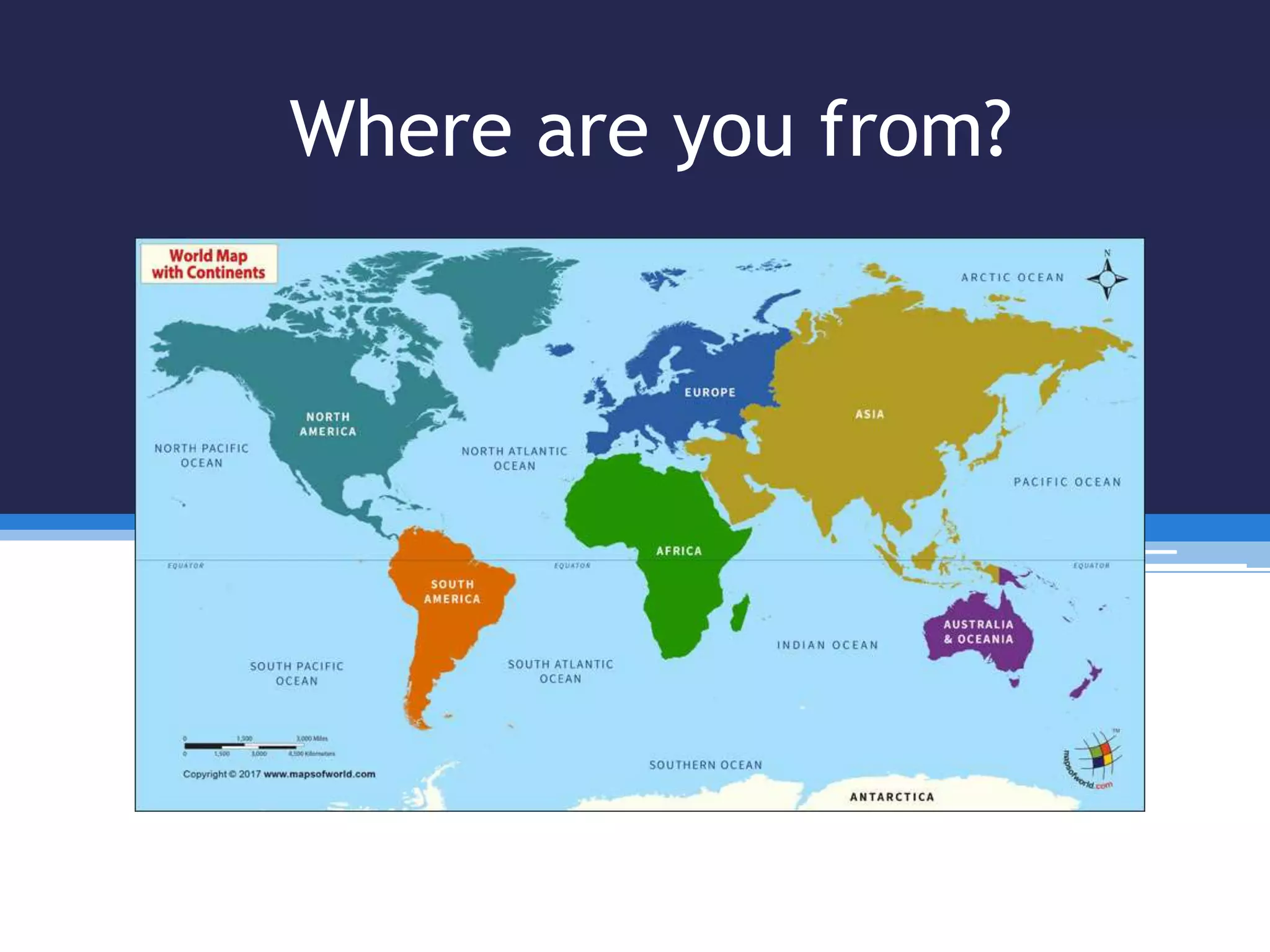 Unit 3 - conversation course - where are you from - family | PPTX