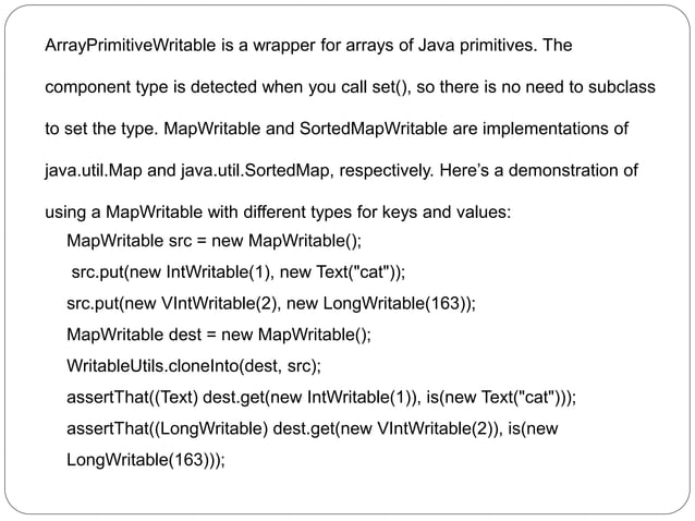 Unit 3 writable collections | PPTX