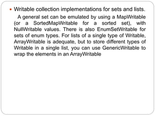 Unit 3 writable collections | PPTX