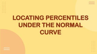 UNIT 3_05_LOCATING PERCENTILES UNDER THE NORMAL CURVE.pptx