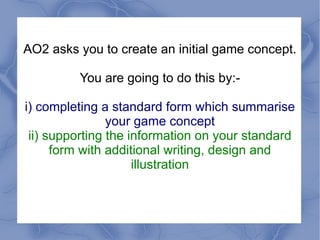 Unit 30 AO2 Presentation | PPT