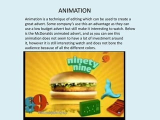 Task 1 - Forms of Television Advertising = | PPTX