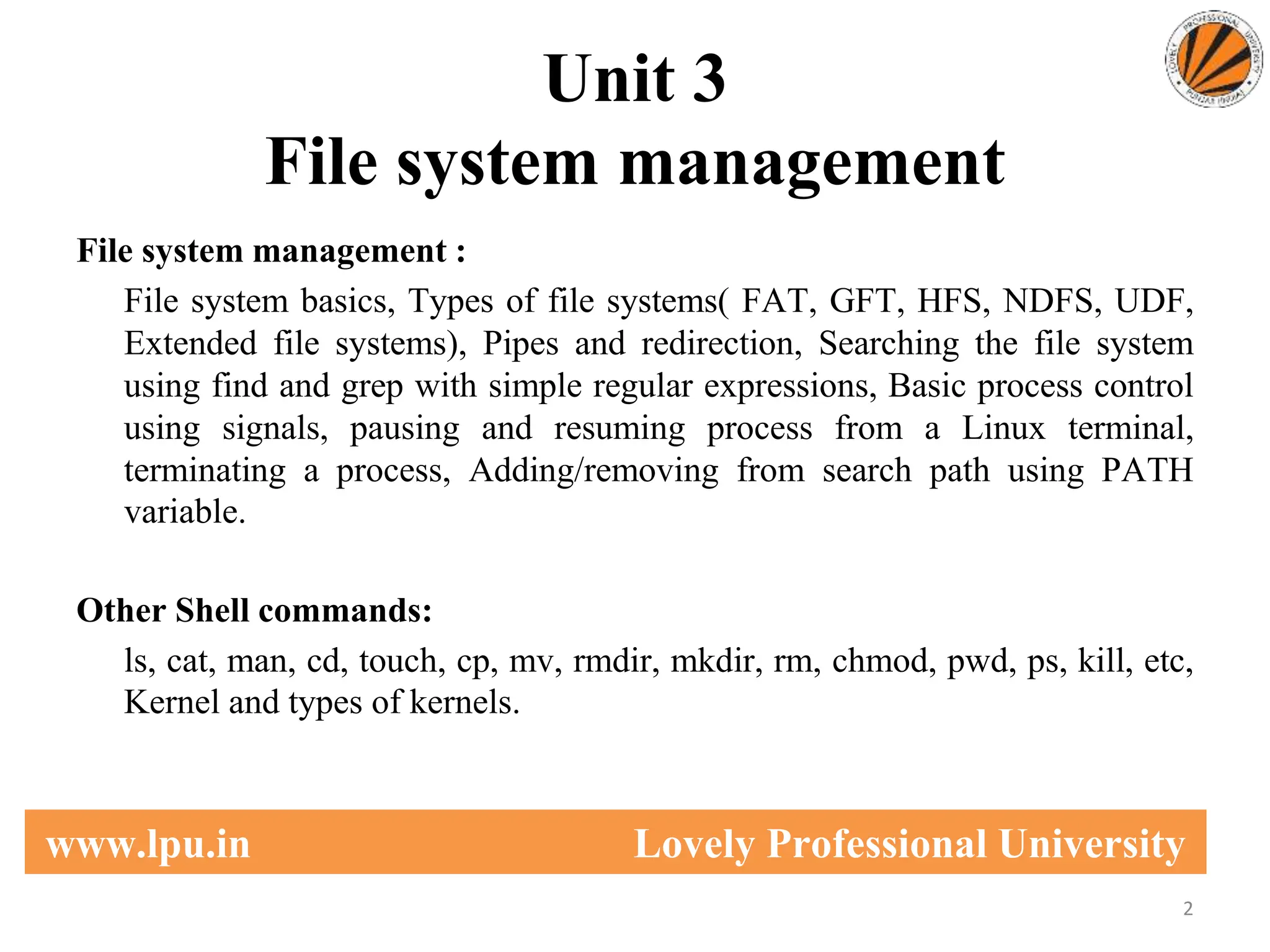 unit 3 ppt file represented system...... | PPTX