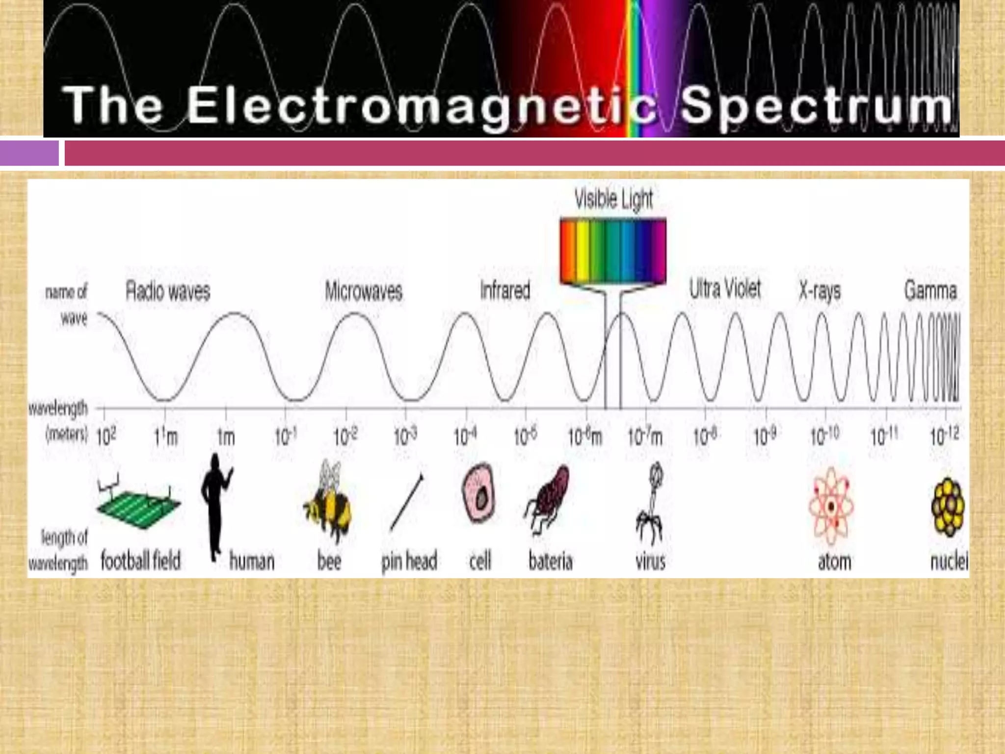 electromagnetic spectrum & its uses | PPTX
