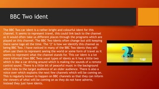 Unit 32 designing idents for television lo1 and | PPTX | History | Genres