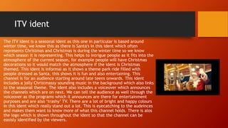 Unit 32 designing idents for television lo1 and | PPTX | History | Genres