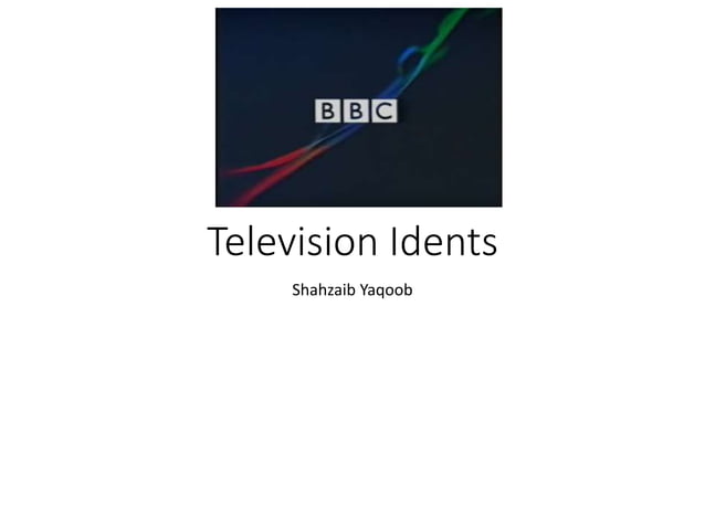 Unit 32 Television Idents | PPTX