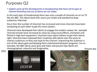 Unit 32 Television Idents | PPTX