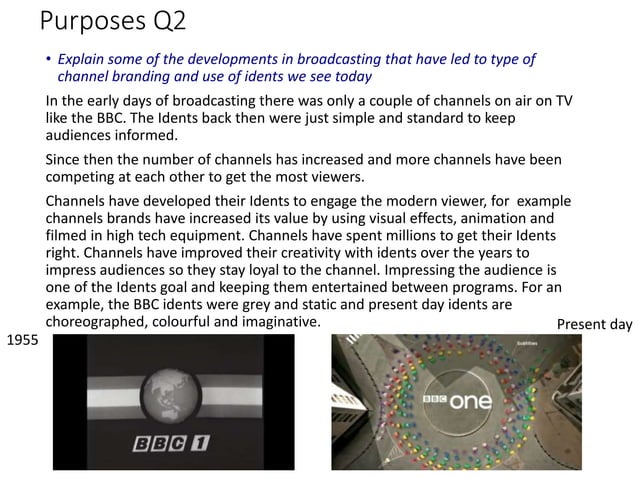 Unit 32 Television Idents | PPTX