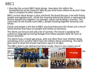 Unit 32 Television Idents | PPTX