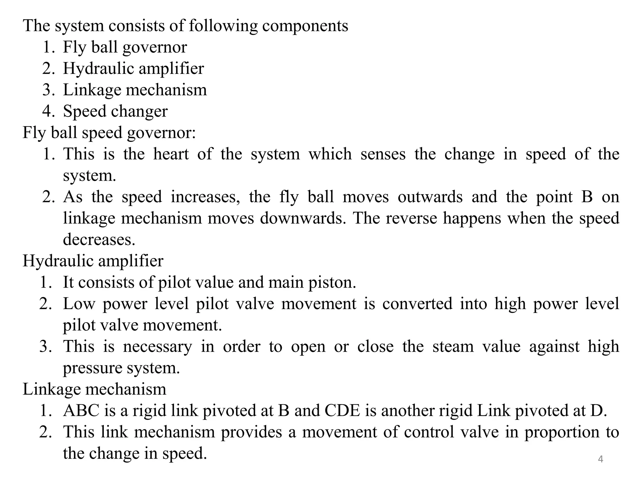 SPEED GOVERNOR SYSYTEM AND ITS DERIVATIONS | PPTX