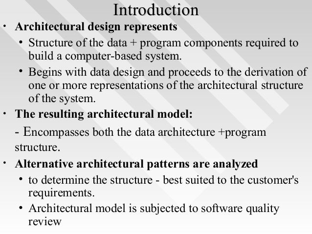 Unit 3 3 architectural design