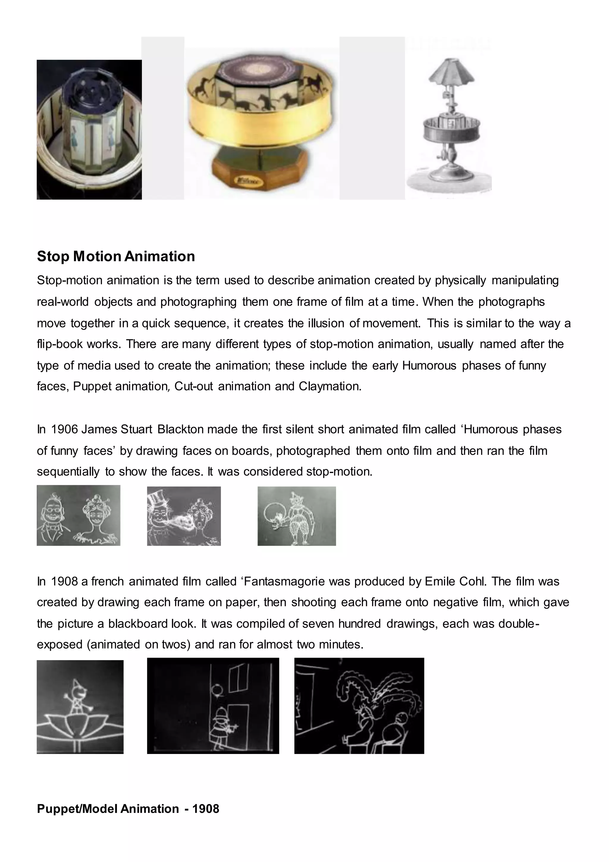 Unit 33 stop motion animation timeline task 1 | PDF