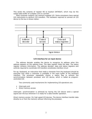 COMPUTER ORGANIZATION NOTES Unit 3 4 | PDF