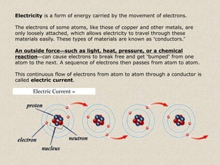 Unit 34 Electricity | PPTX | Chemistry | Science