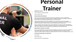 Unit 3 Professional Development in the sports industry | PPTX