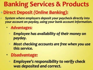 Unit 3A: Banking | PPT