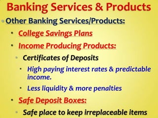 Unit 3A: Banking | PPT