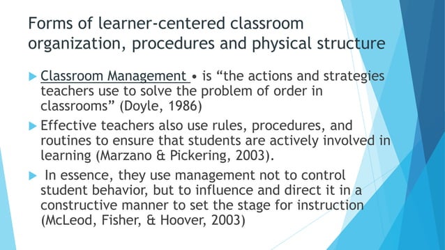 Unit3 a1 organization and management of learner-centered classrooms ...