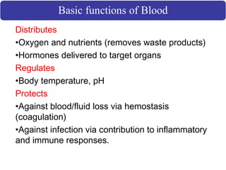 Unit 3a blood | PPT | Blood Disorders | Diseases and Conditions