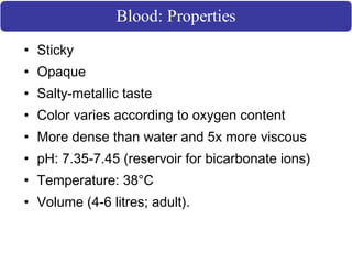 Unit 3a blood | PPT | Blood Disorders | Diseases and Conditions