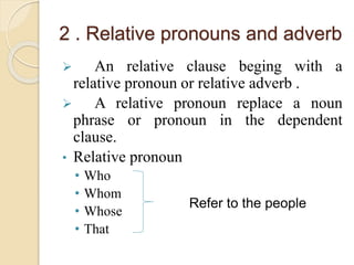Unit 3 adjective clause | PPTX