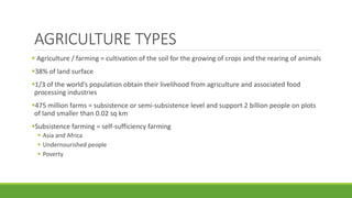 unit 3 Agriculture Lesson 1.pptx Section 3.1 | PPTX