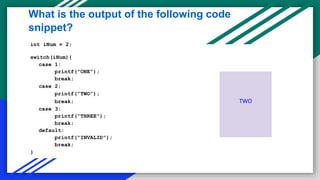 Unit_3A_If_Else_Switch and a if else statment example | PPT