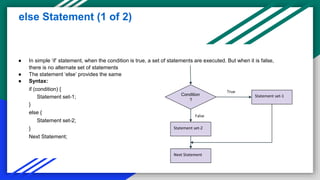 Unit_3A_If_Else_Switch and a if else statment example | PPT