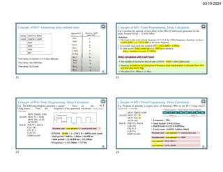 Unit3_all timer interfacing in microcontroller | PPT