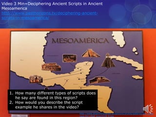 UNIT Americas & Mesoamerica-Ancient Civilizations | PPTX